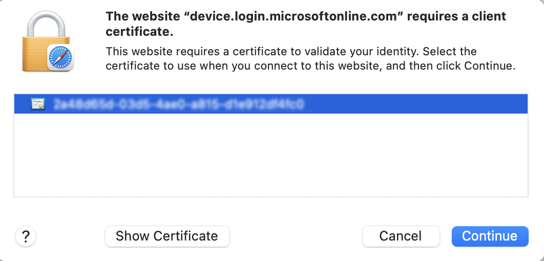 Register your University owned macOS device for compliance checking ...